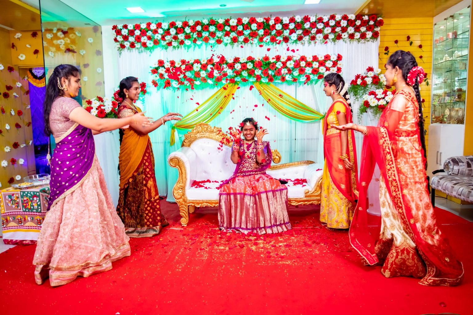 Half Saree function photography Hyderabad - Digiartphotography